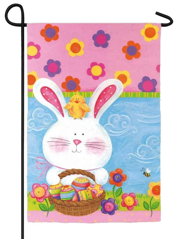 Custom Cute Bunny Garden Flag - Cheap Custom Flags