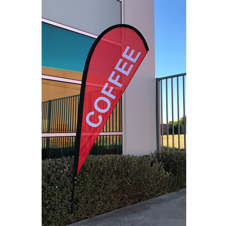 Custom high quality coffee flag - Cheap Custom Flags