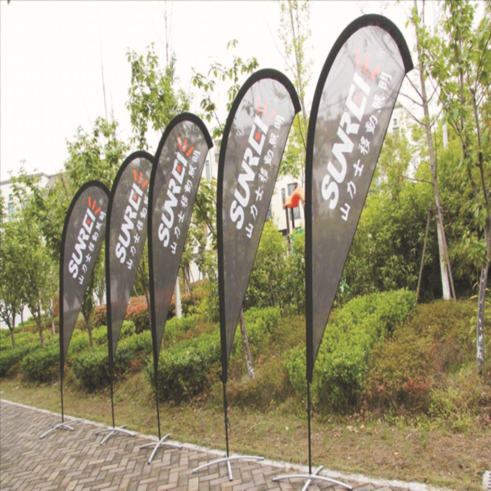 Custom outdoor teardrop flag - Cheap Custom Flags