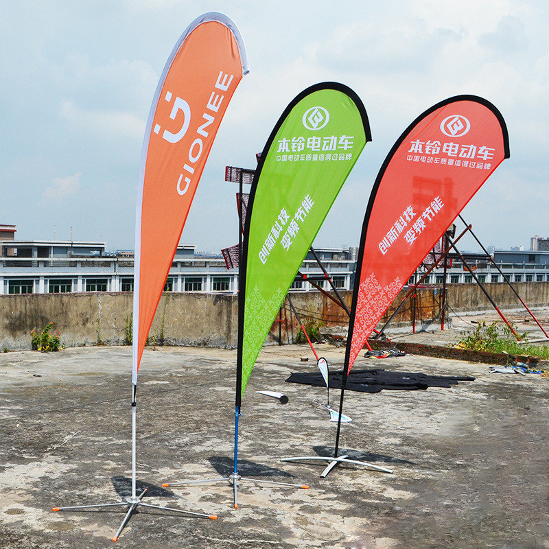 Custom outdoor teardrop flag - Cheap Custom Flags