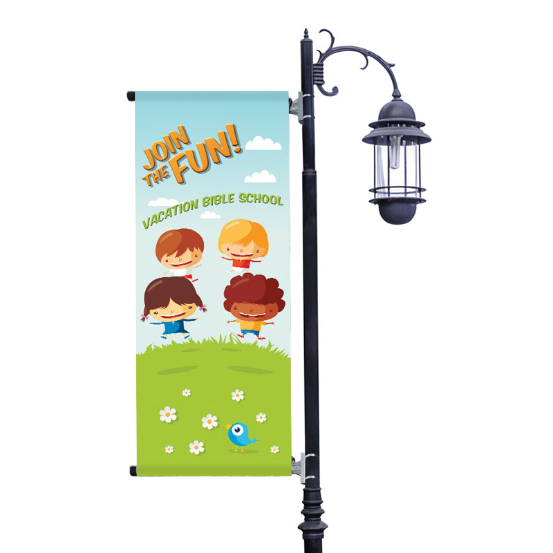 Custom colorful street light flags - Cheap Custom Flags
