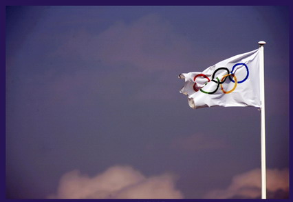 Custom made Olympic flag - Cheap Custom Flags