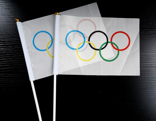 Custom made Olympic flag - Cheap Custom Flags