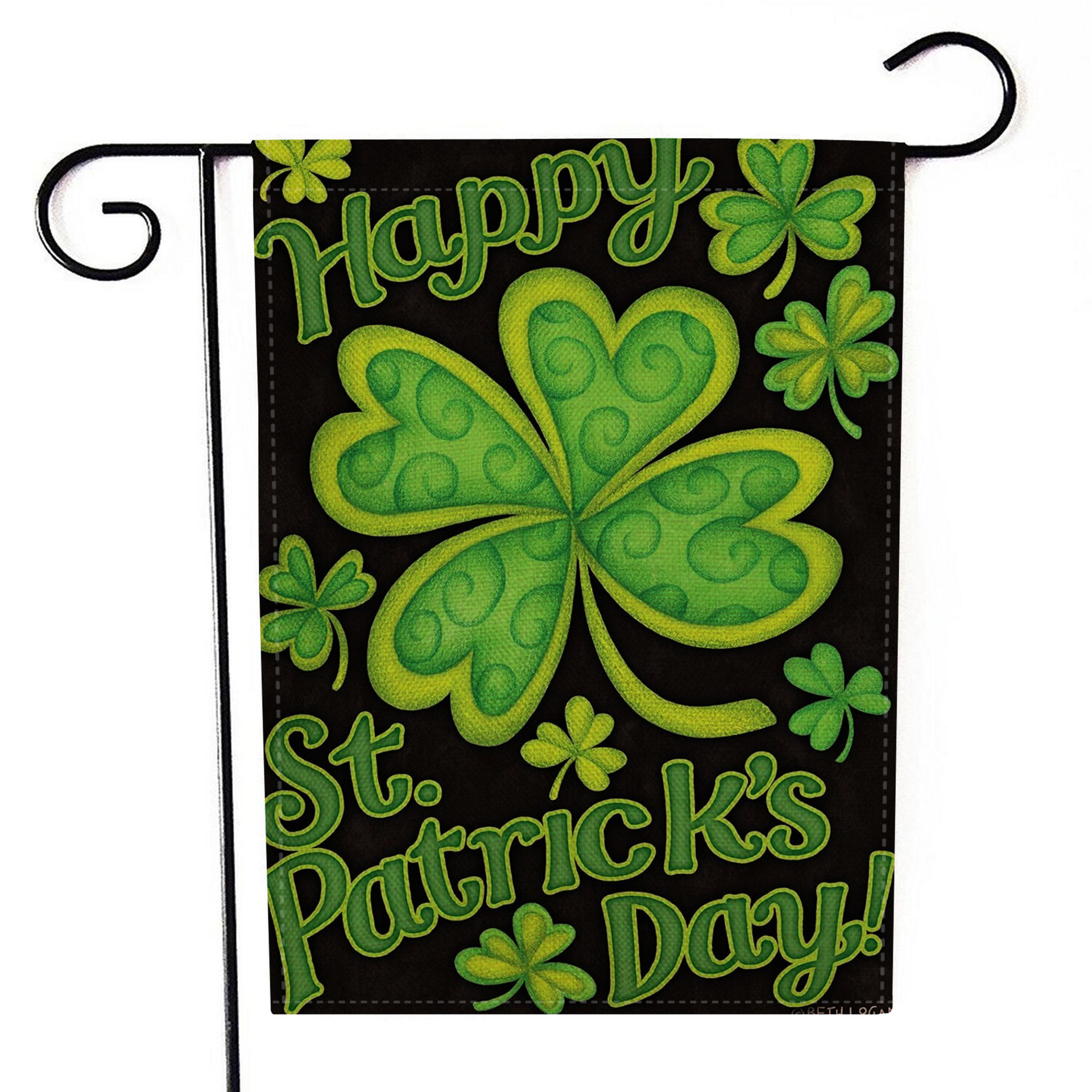 Custom made lucky green flag - Cheap Custom Flags