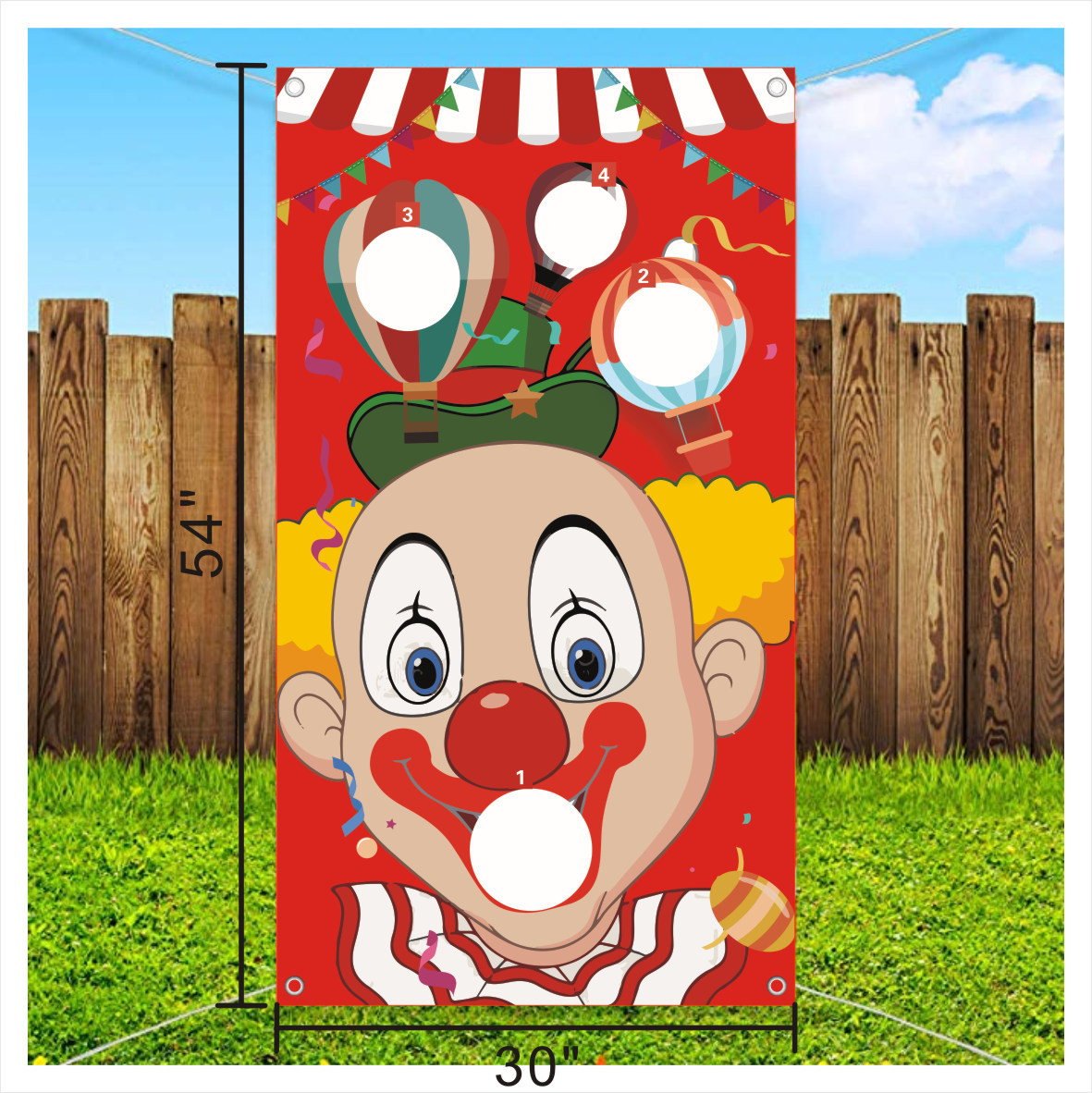 Custom humor clown flag - Cheap Custom Flags