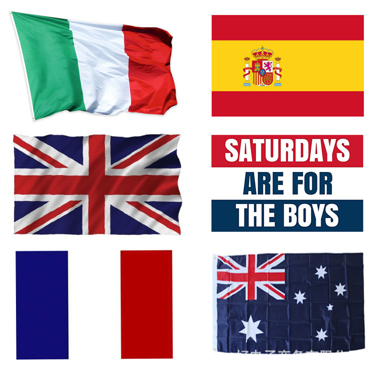 Custom made colorful national flags - Cheap Custom Flags