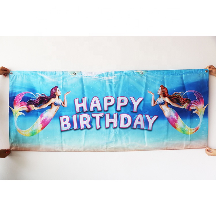 Custom made multi species Mermaid flags - Cheap Custom Flags